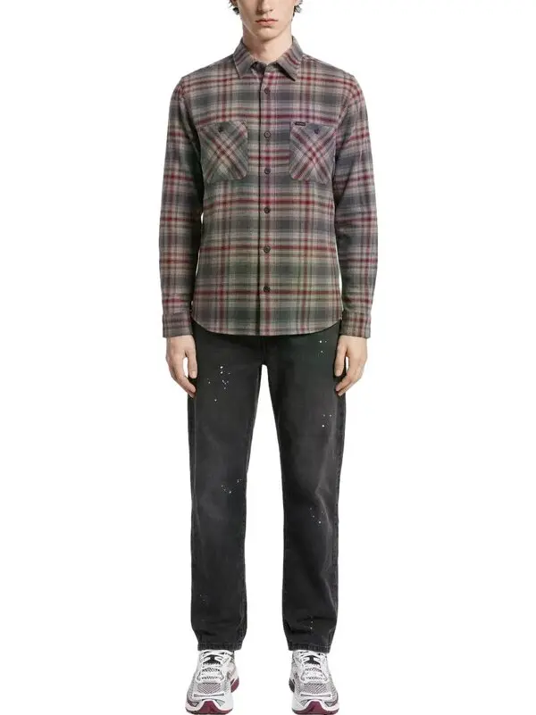 Filson Rangeland Plaid-pattern Button-up Shirt - Grey