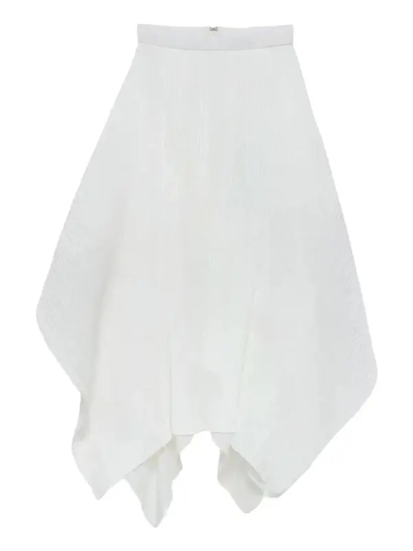 JW Anderson Asymmetric-hem Midi Skirt - White
