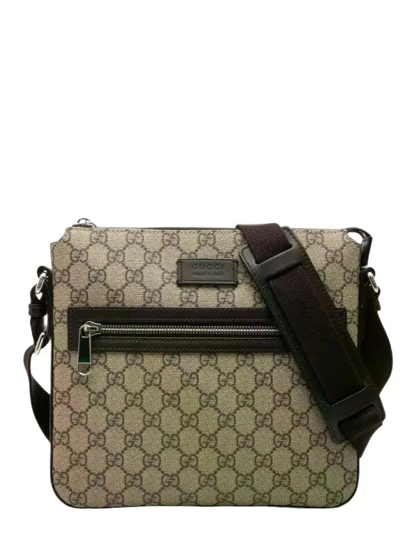Gucci 2000-2015 Gg Supreme Crossbody Bag - Neutrals