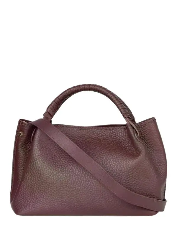 VISONA` Visona Mia Leather Tote Bag - Red