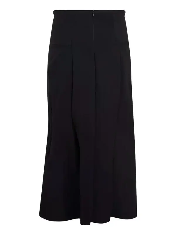 Philosophy Di Lorenzo Serafini High-waisted Straight Midi Skirt - Black