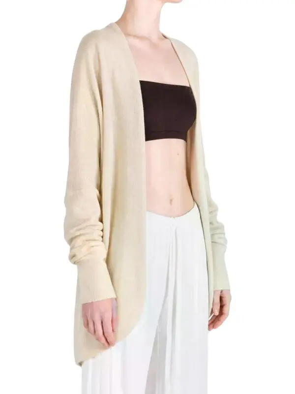 CASEY CASEY Open-front Long-sleeve Cardigan - Neutrals
