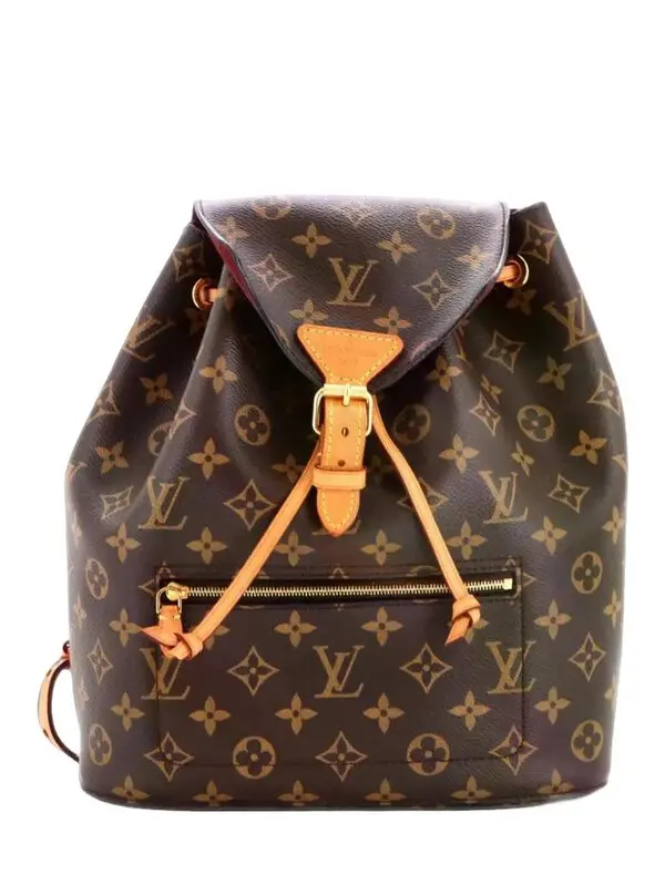 LOUIS VUITTON Monogram Canvas Montsouris Backpack - Brown