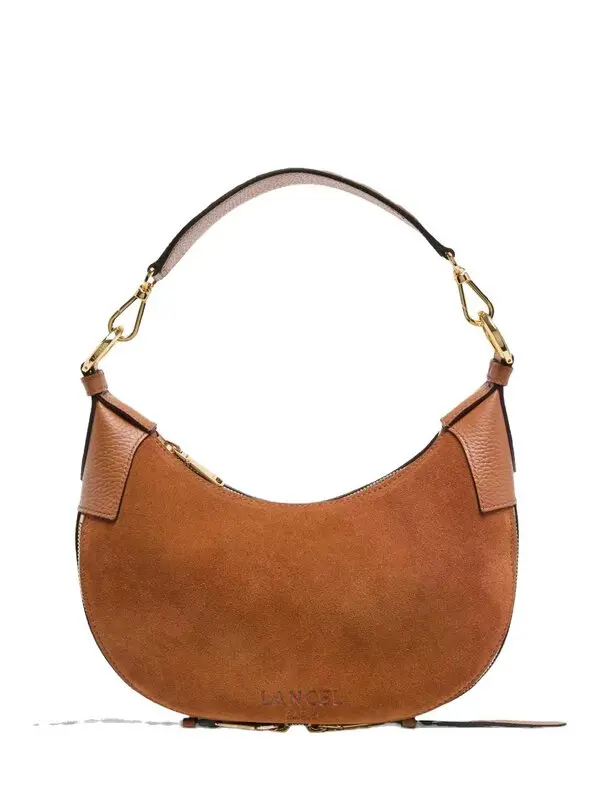 LANCEL Small Origami Shoulder Bag With Zip Detail - Brown