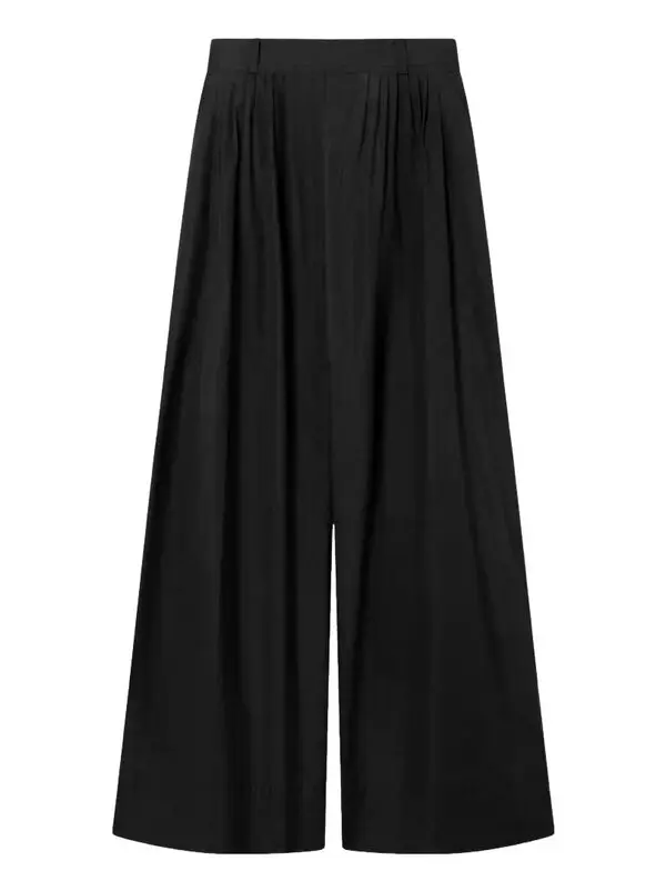 Mark Kenly Domino Tan Paji Straight-leg Trousers - Black