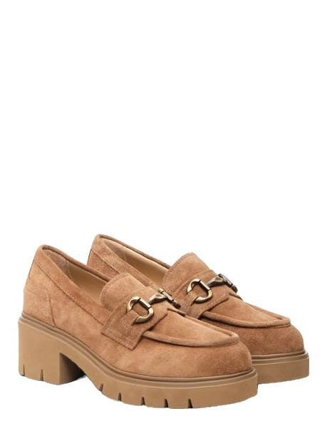 NEROGIARDINI Bit Heeled Loafer - Mocha