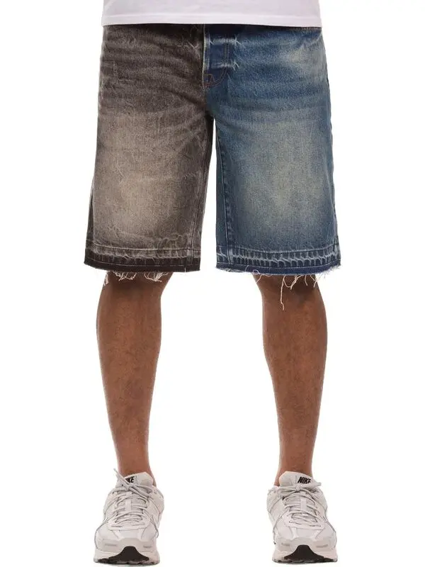 BILLIONAIRE BOYS CLUB Split Wash Denim Shorts - Aries