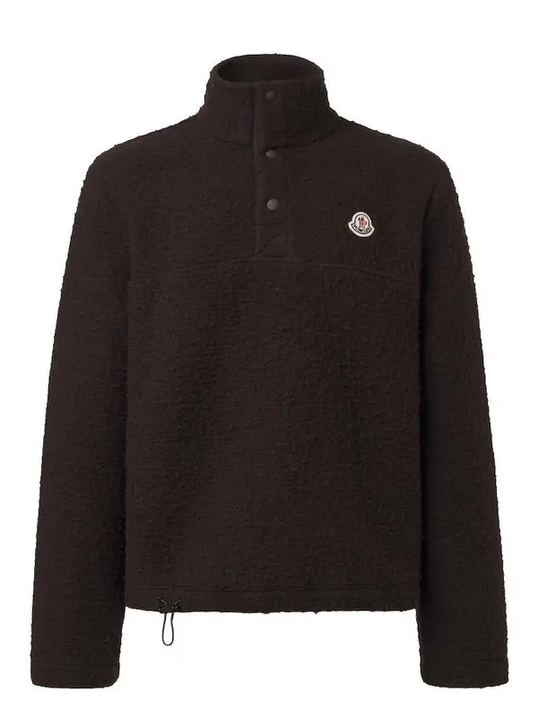 Moncler Logo Sweater - Brown
