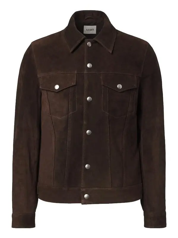 ARMA Suede Jacket - Brown