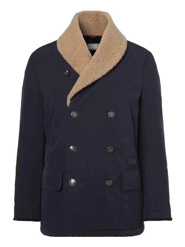 Brunello Cucinelli Double-breasted Jacket - Blue