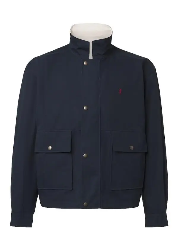 Saint Laurent Reversible Cotton Jacket - Blue