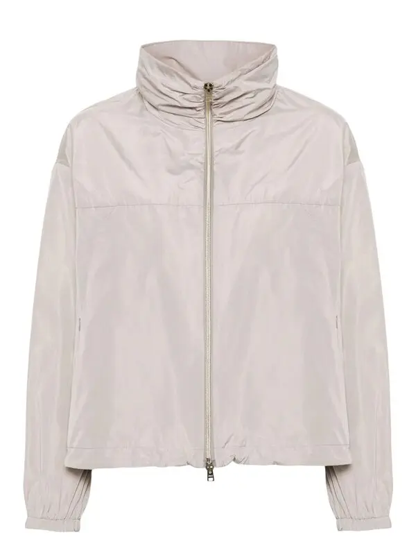 Herno Zip-up Bomber Jacket - Gray