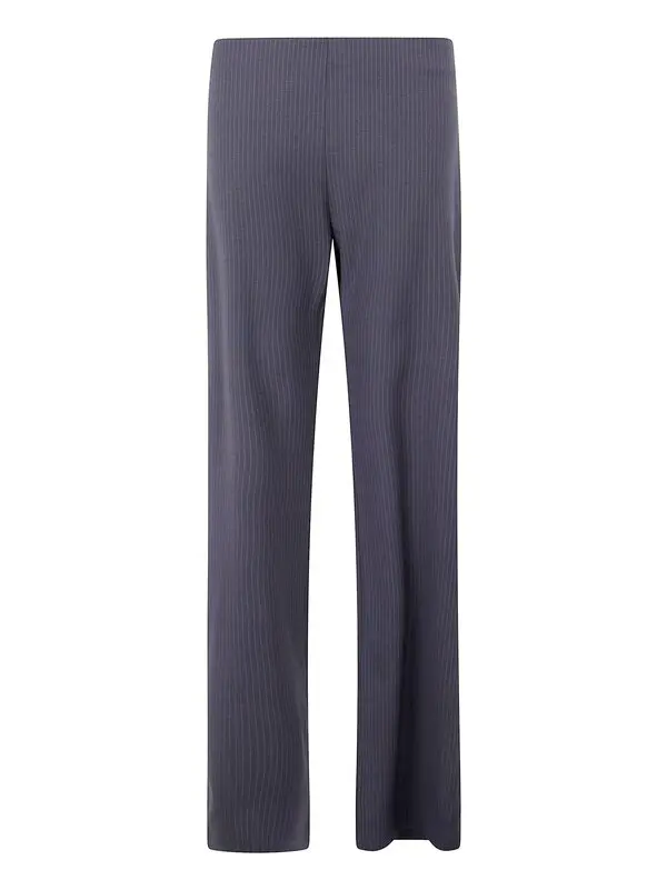 Paloma Wool Malek" Straight Leg Pinstriped Pants - Gray