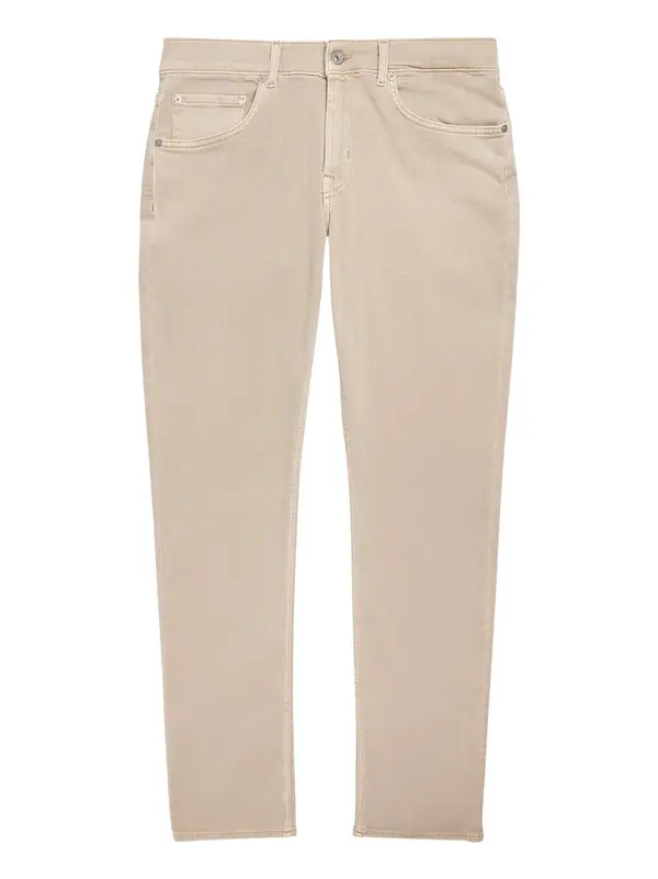 7 For All Mankind The Straight Jeans - Beige