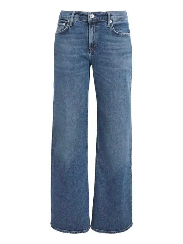Citizens Of Humanity Nora Low-rise Wide-leg Jeans - Blue