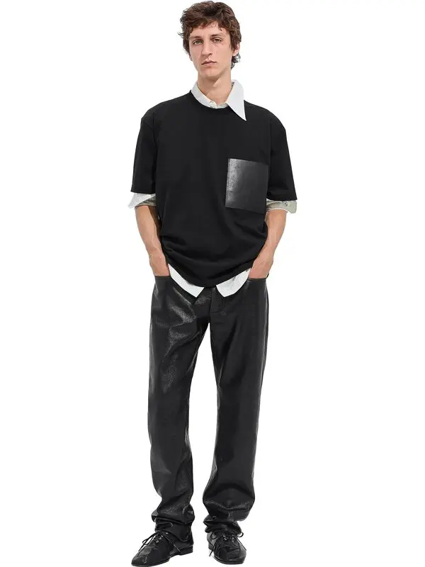 Bottega Veneta Cotton Jersey T-shirt - Double Black