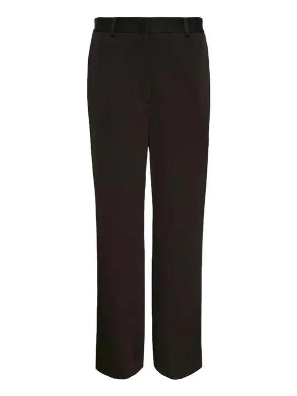CLUB21 Margot Straight-leg Trousers - Black