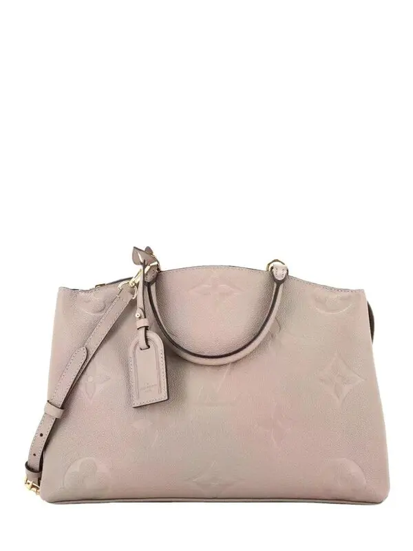 LOUIS VUITTON Grand Palais Handbag Monogram Empreinte Giant Shoulder Bag - Neutrals