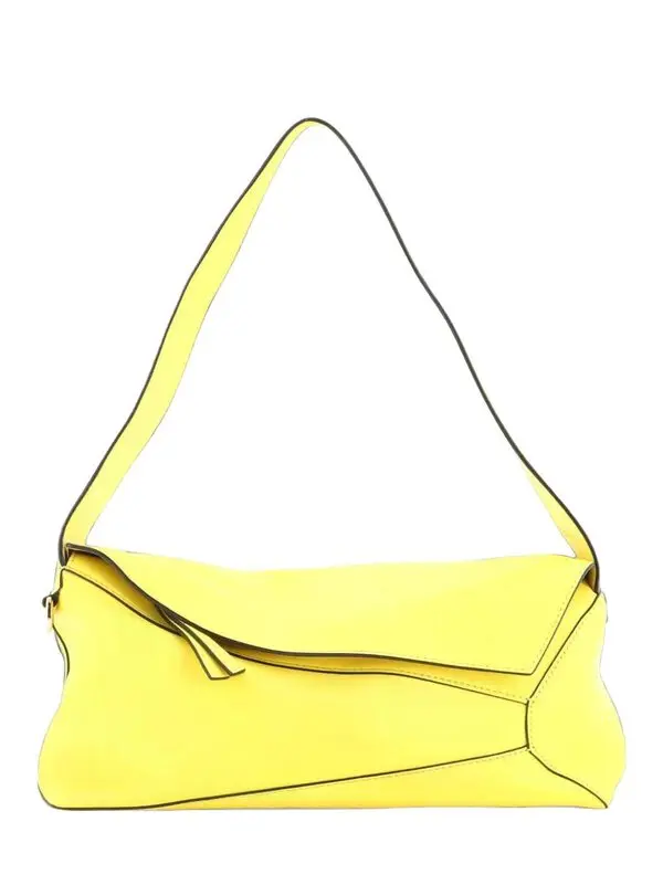 Loewe Puzzle Leather Hobo Bag - Yellow