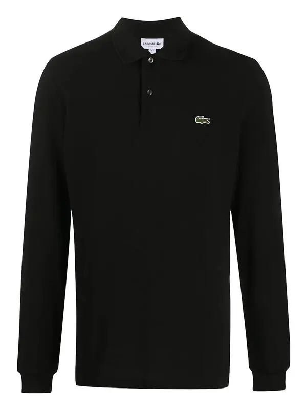 Lacoste Classic Fit Long-sleeved L.12.12 Polo - Black