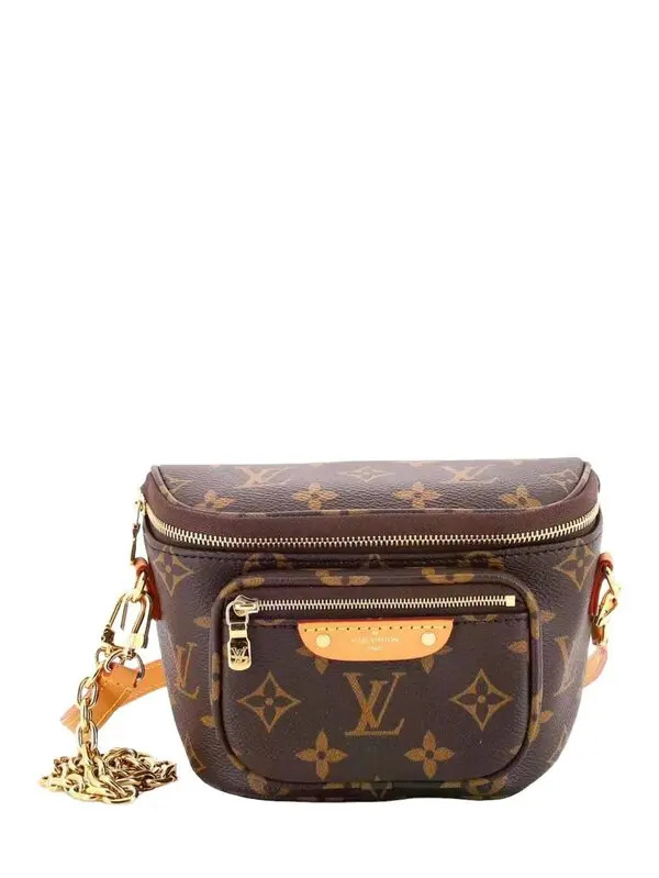 LOUIS VUITTON Monogram Canvas Mini Belt Bag - Brown