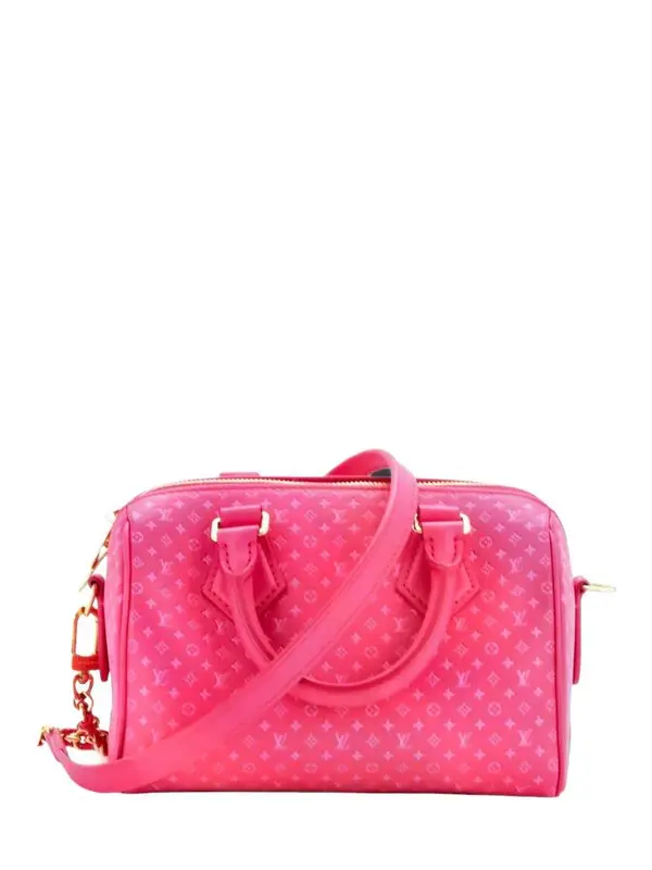 LOUIS VUITTON Speedy Bandouliere Satchel - Pink