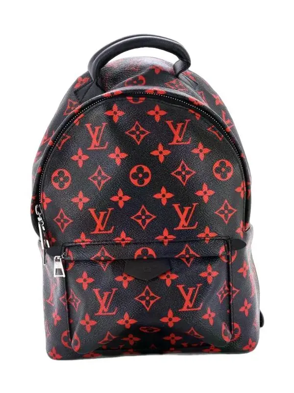 LOUIS VUITTON Palm Springs Limited Edition Monogram Infrarouge Pm Backpack - Black