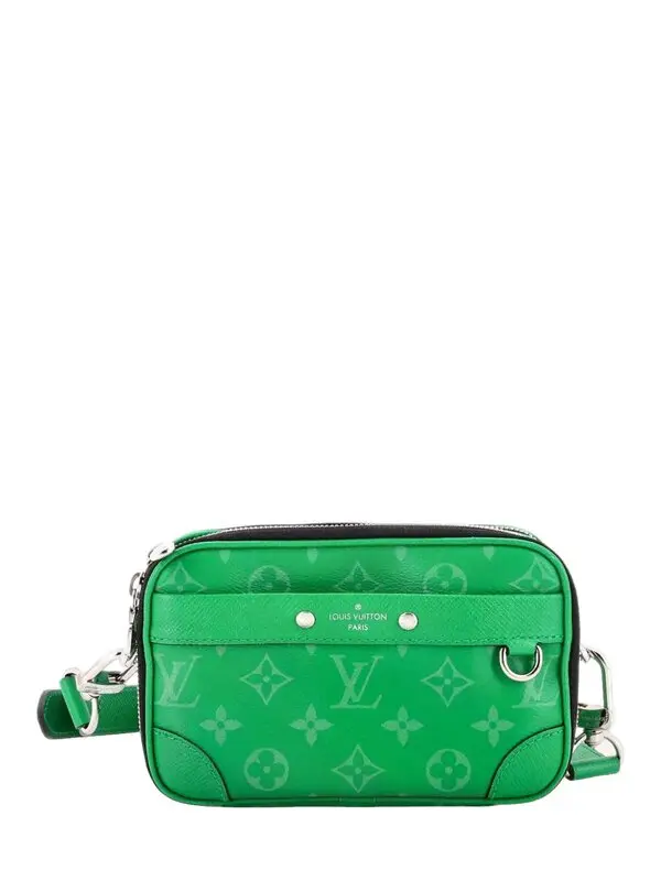 LOUIS VUITTON Alpha Messenger Bag Monogram Taigarama - Green