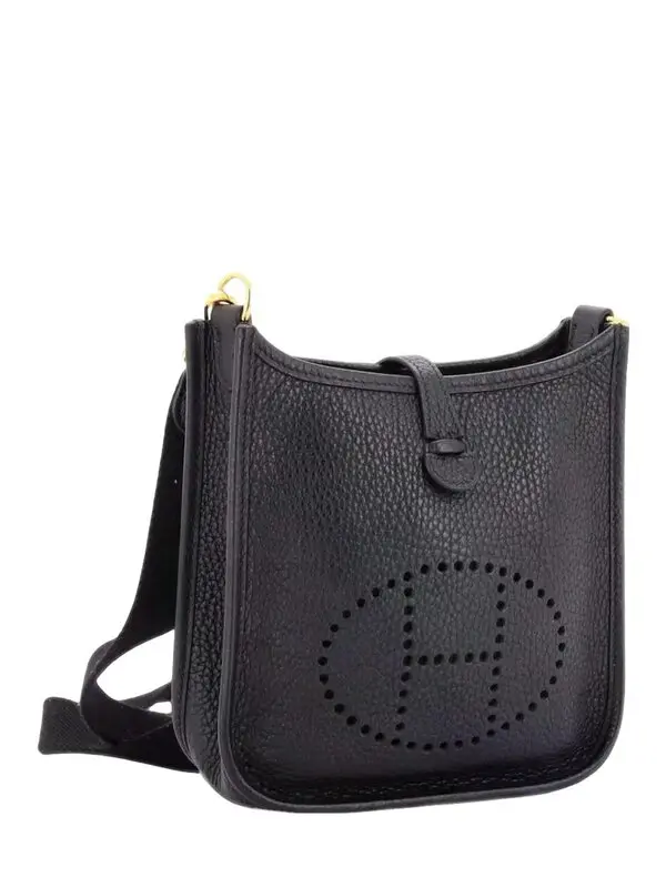 Hermès Evelyne Bag Gen Iii Clemence Tpm Crossbody Bag - Black