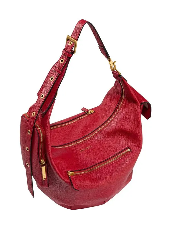 SANS BEAST Cute-ility Slouchy Shoulder Bag - Red