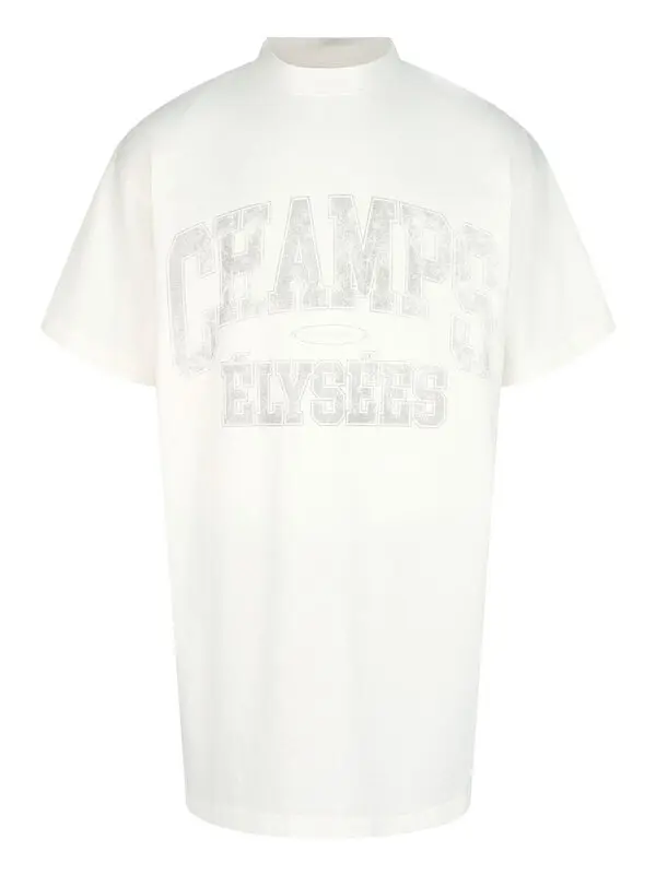 Balenciaga Champs-elysees Oversized T-shirt - White