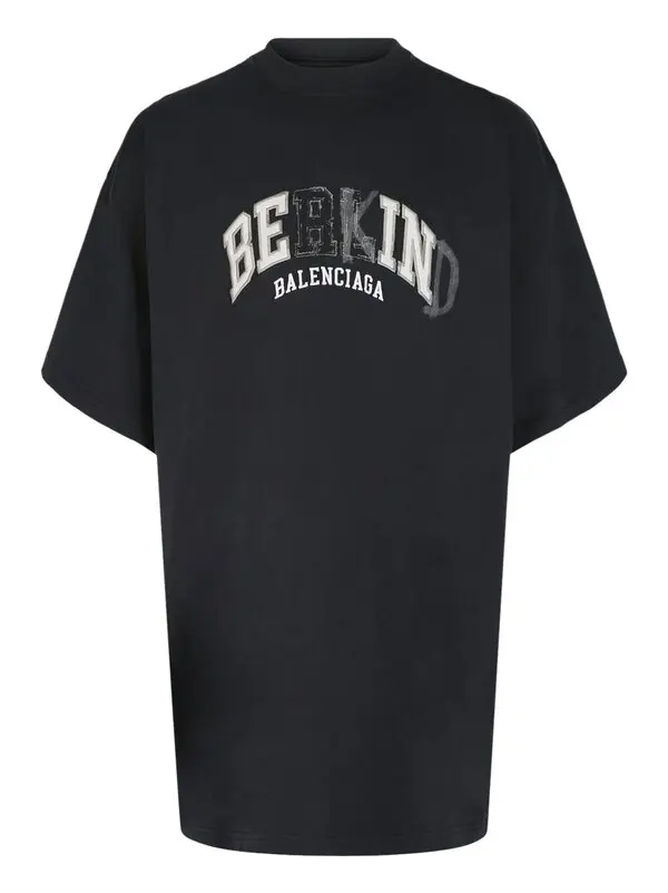 Balenciaga Be Kind" Graphic T-shirt - Black