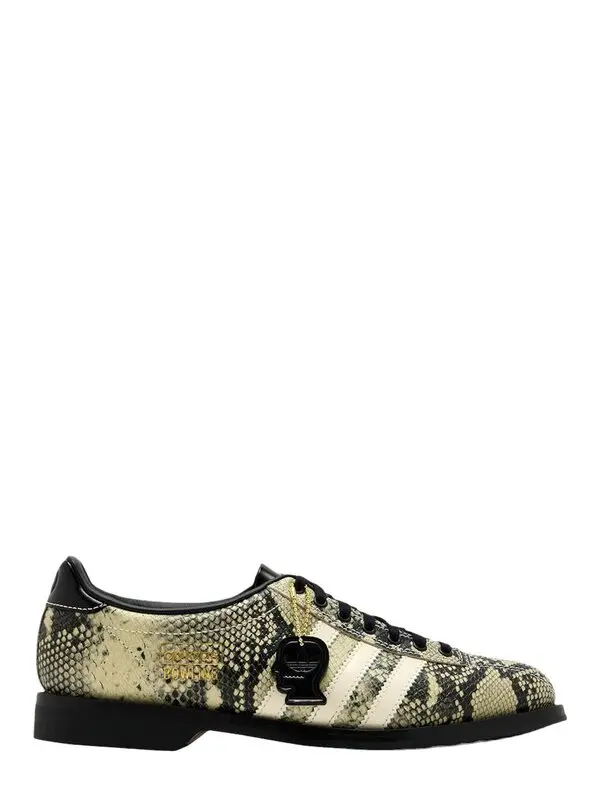 Adidas Brain Dead X Samba Bowling Snakeskin Sneakers - White