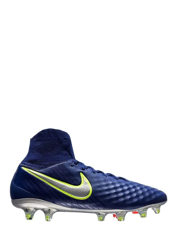 Nike Magista Obra 2 Fg Gs Athletic High-top Soccer Cleats - Blue