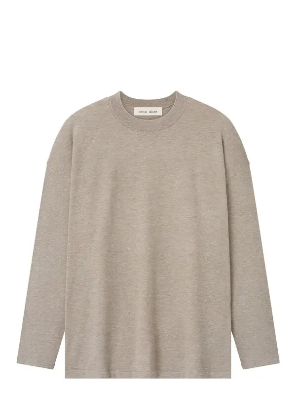 Fear Of God Soft Knit Long Sleeve Tee - Grey