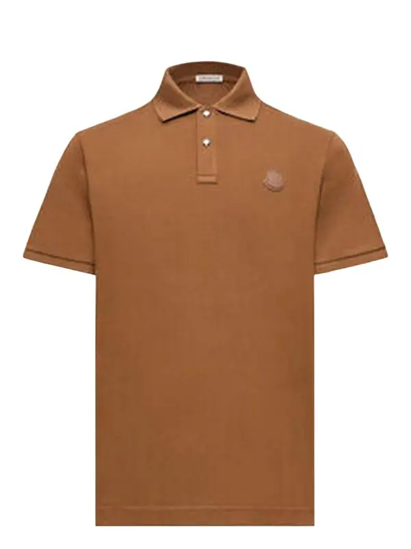 Moncler Short-sleeve Polo 'bronze - Brown