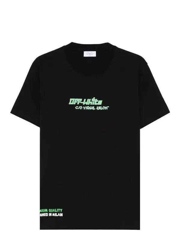 Off-White Barber 2 Slim Short-sleeve Tee /white - Black