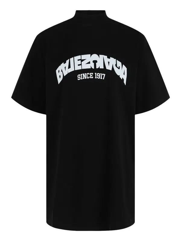 Balenciaga Backflip Oversized T-shirt /white - Black