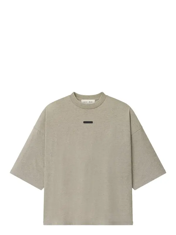Fear Of God Merch Tee Boxy Fit 'seal Heather - Grey