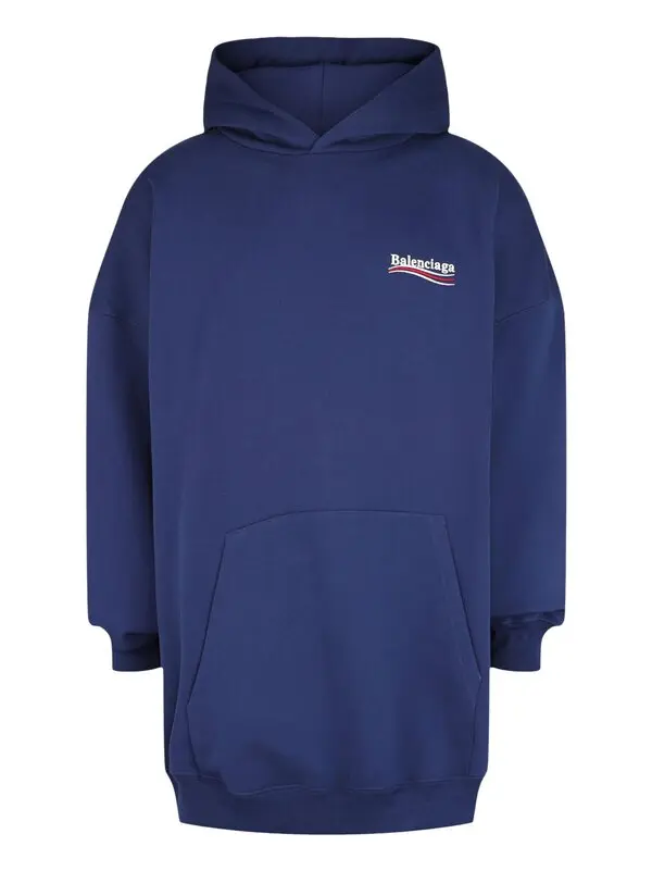 Balenciaga Political Campaign Hoodie - Blue