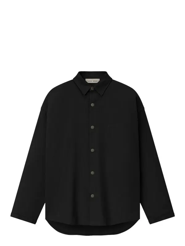 Fear Of God Cotton Canvas Overshirt - Black