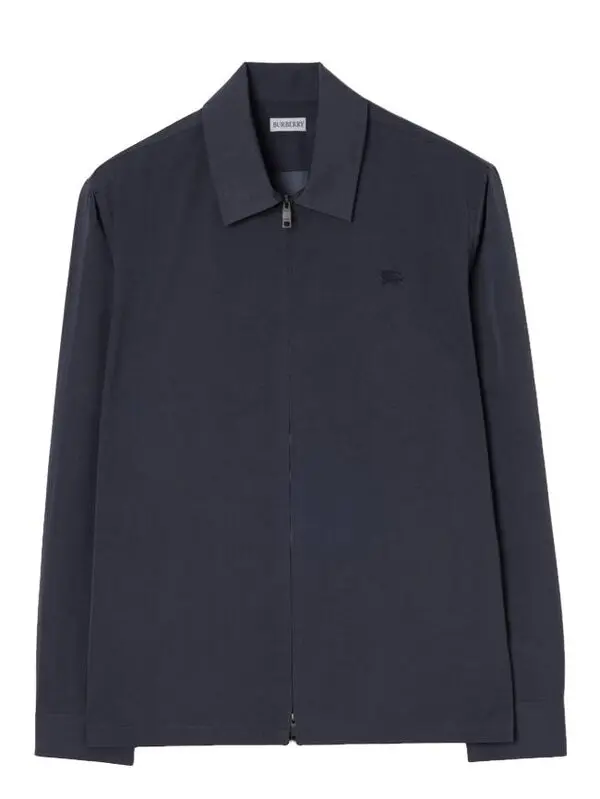 Burberry Coated Nylon Overshirt - Navy