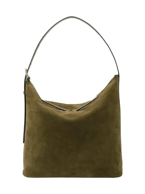 A.p.c. Mini Leather Sac - Olive