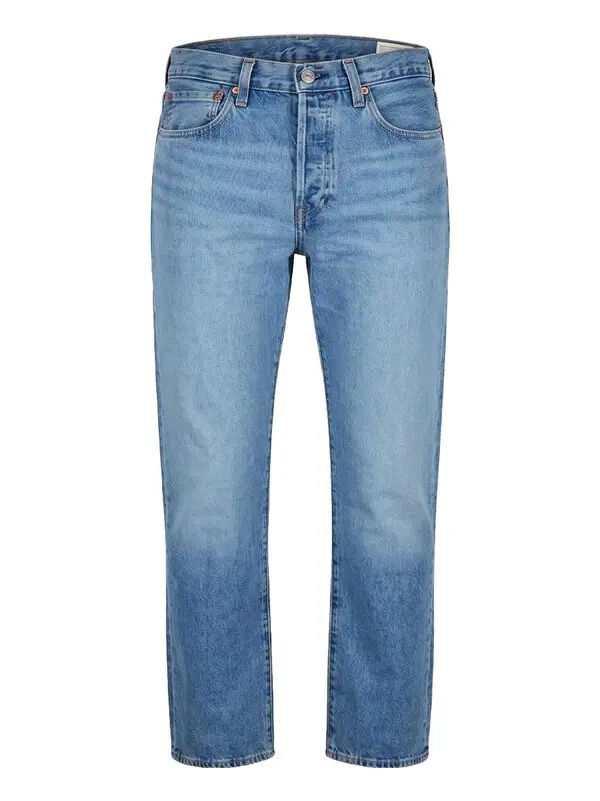 LEVI'S 501 Original Chemical Wash Denim Jeans - Blue