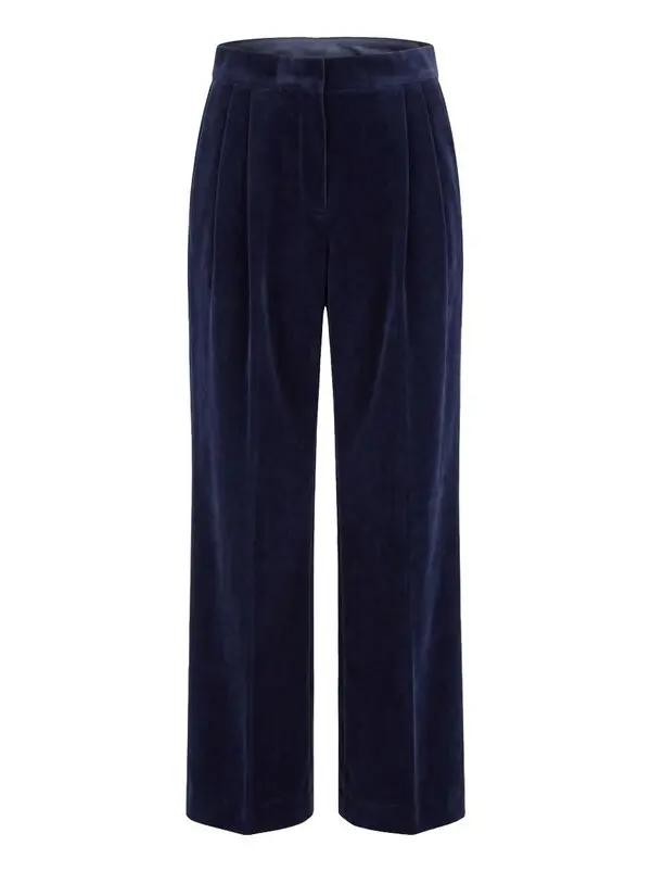 JIL SANDER Pleated Trousers - Midnight