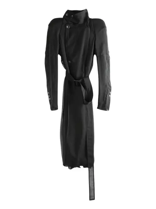 Rick Owens Maria Trench Coat - Black