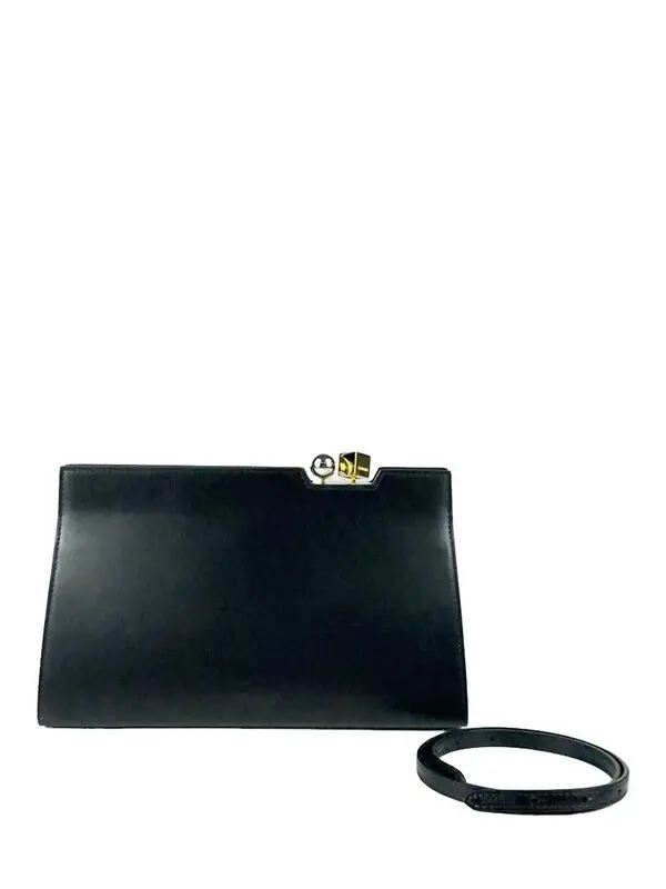 Jacquemus Chic Mini Bag With Clasp - Black