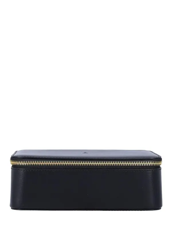 BY MALENE BIRGER Mini Zip-around Box Clutch - Nero