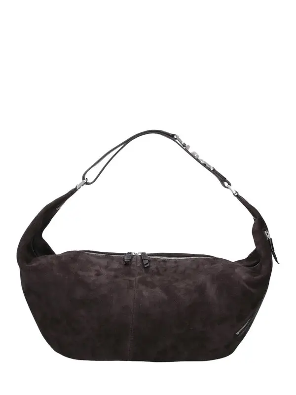 LEMAIRE Suede Shoulder Bag - Brown