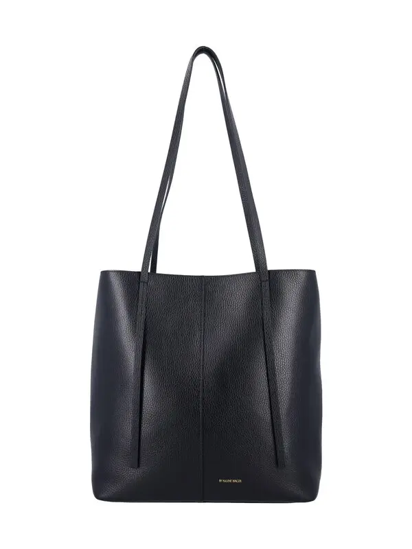 BY MALENE BIRGER Leather Tote Bag - Nero
